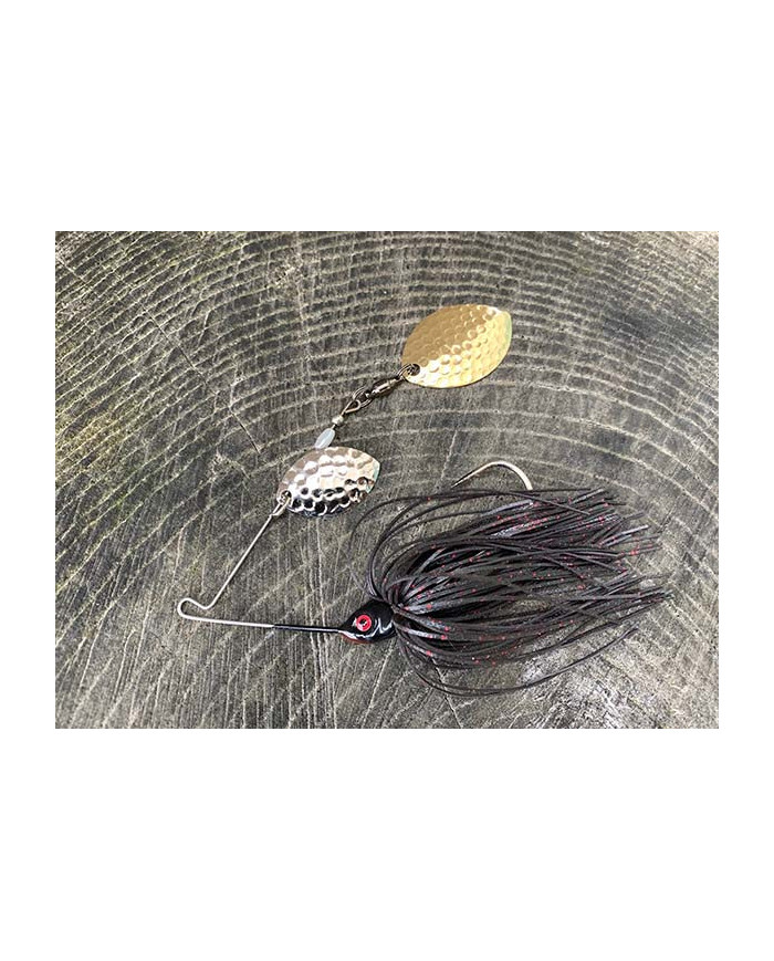 1/4oz Double Turtle Back Spinnerbait (Silver & Gold Blades) - Venom ...