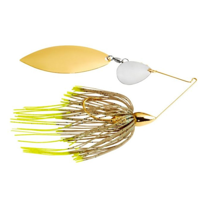 3/8oz Gold Frame Tandem Willow Spinnerbaits - War Eagle Fishing